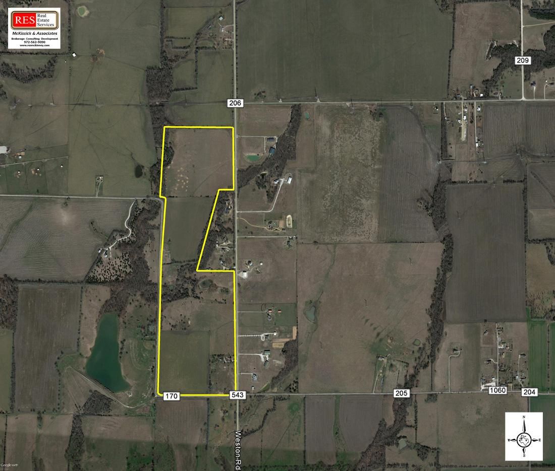 135 acres in Collin County, Texas