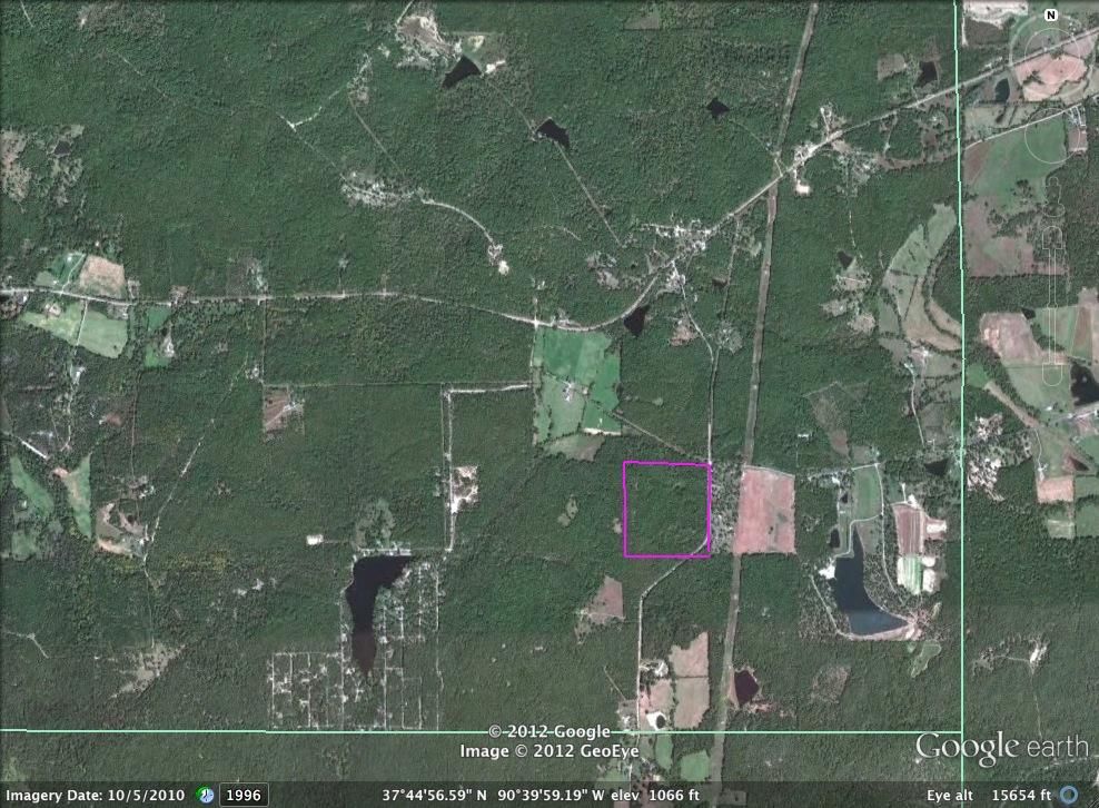 40 acres in Washington County, Missouri