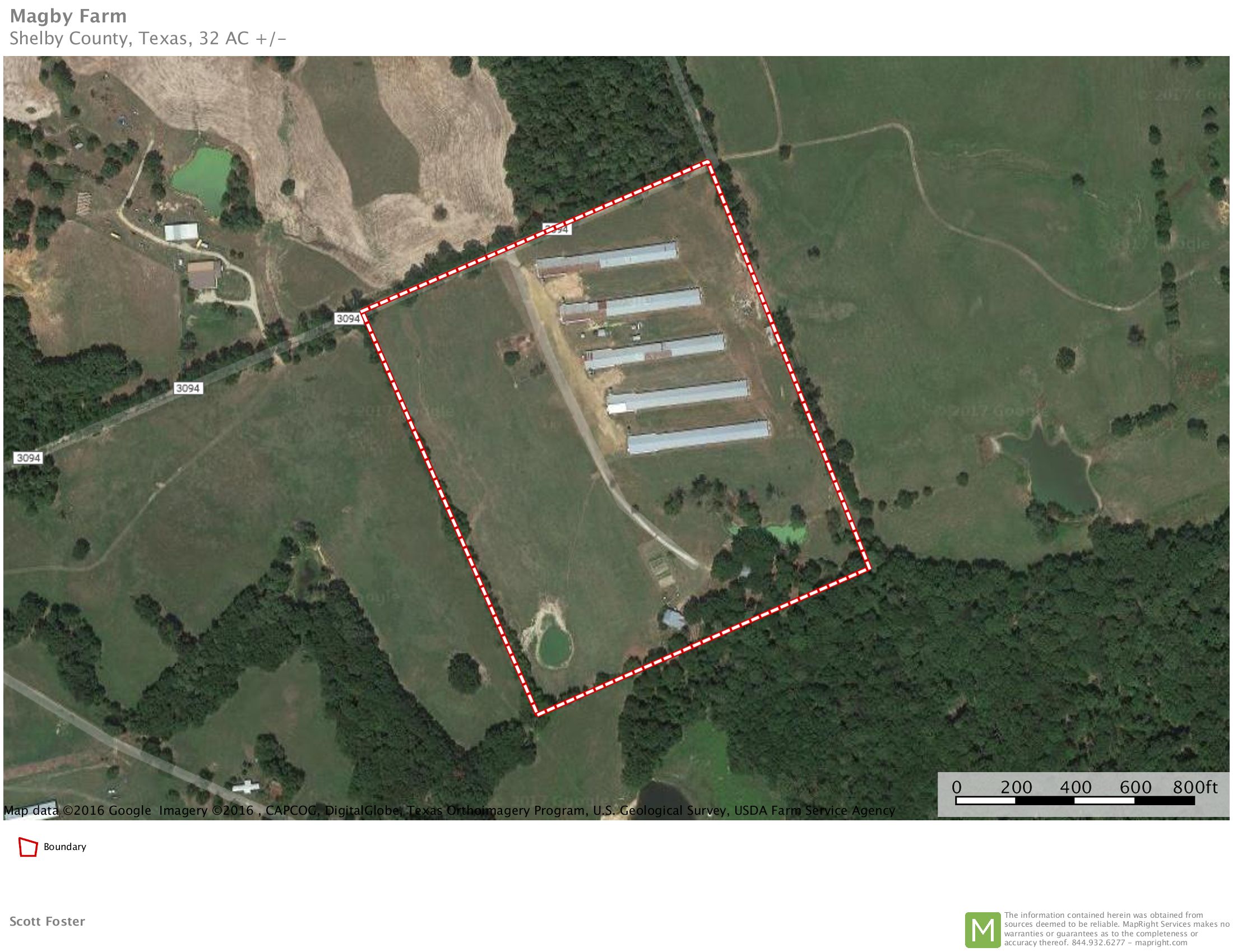 32 acres in Shelby County, Texas