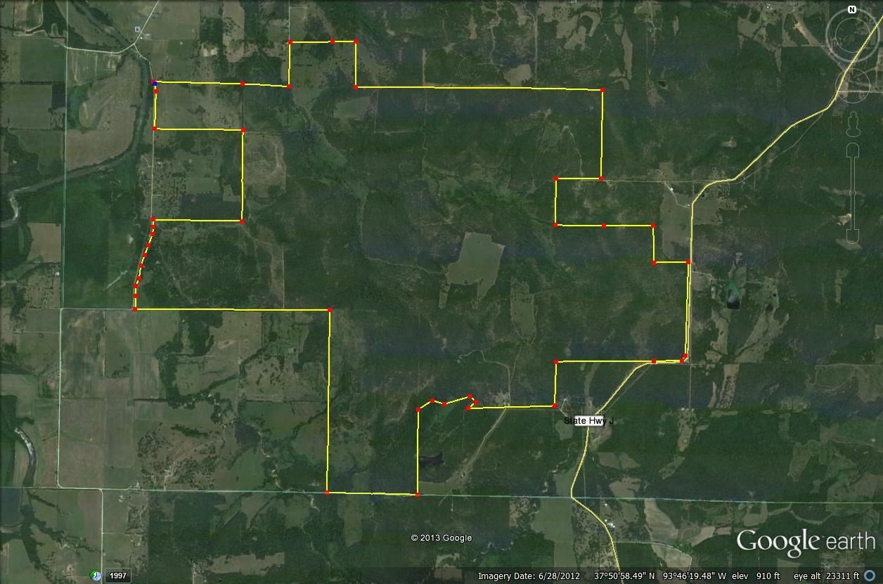 3,000 acres in Cedar County, Missouri
