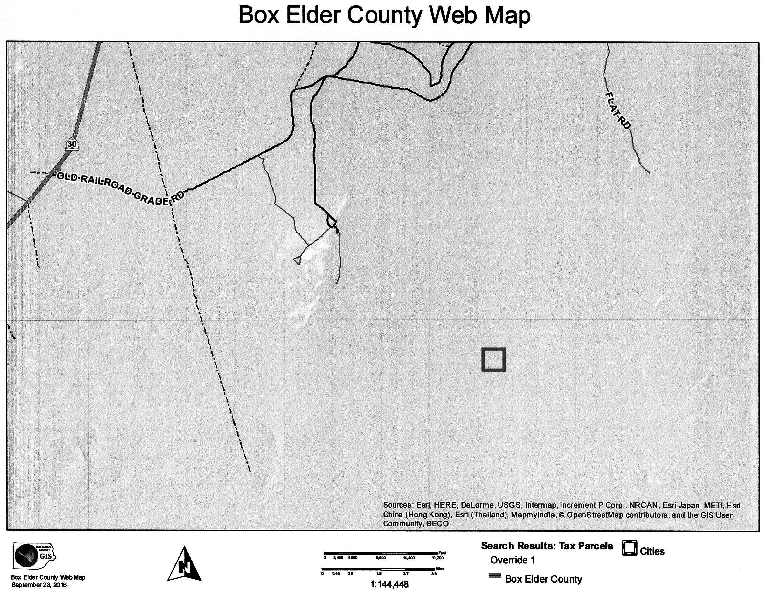 160 acres in Box Elder County, Utah