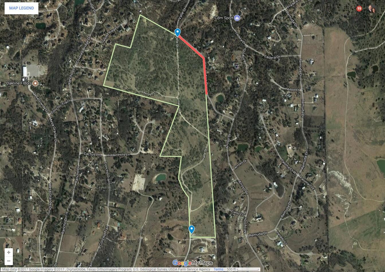 126 acres in Parker County, Texas