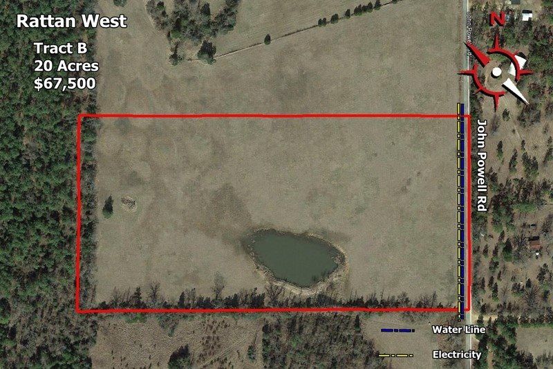 20 acres in Pushmataha County, Oklahoma