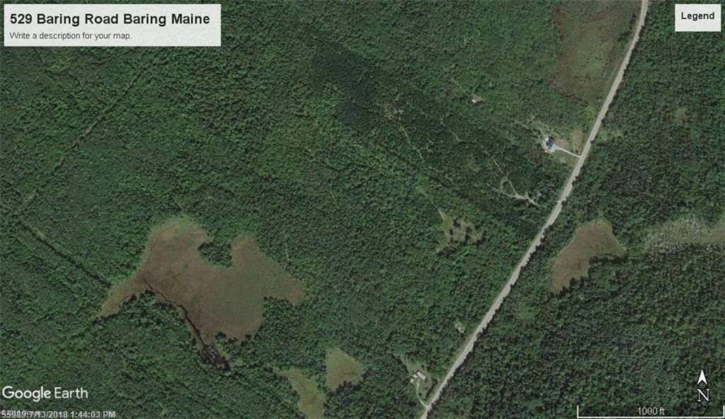 100 acres in Washington County, Maine