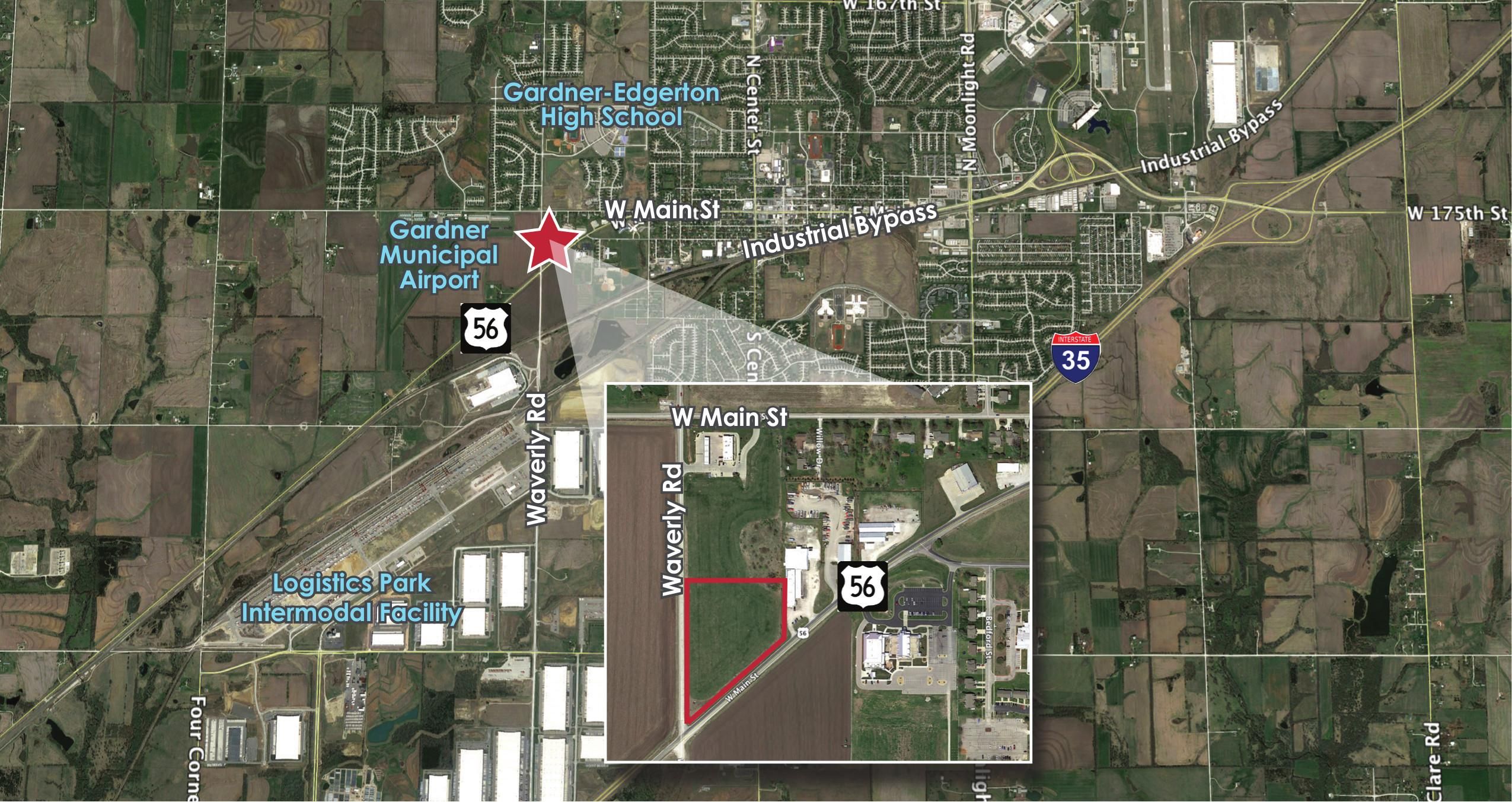 NEC Waverly Road & Hwy 56, Gardner, KS 66030 | Land.com