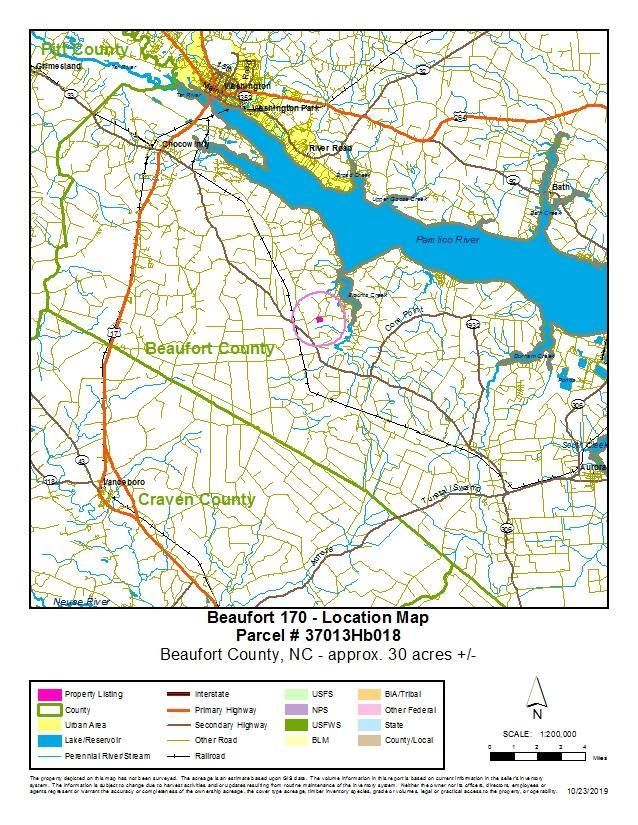 30.05 acres in Beaufort County, North Carolina