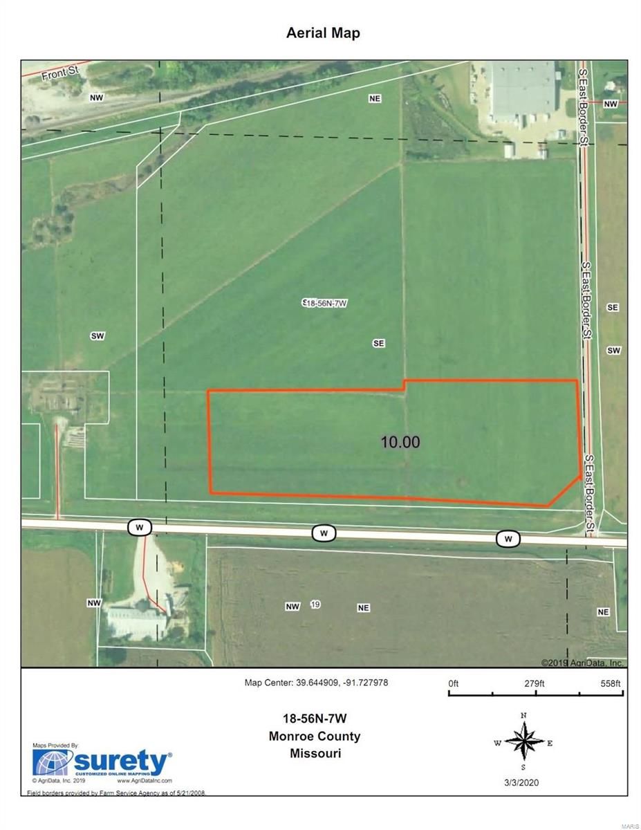 10 acres in Monroe County, Missouri