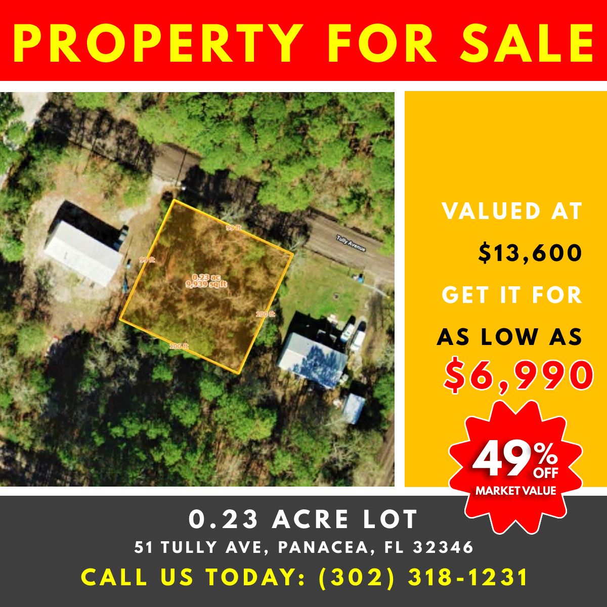 51 Tully Ave, Panacea, FL 32346 | Land.com