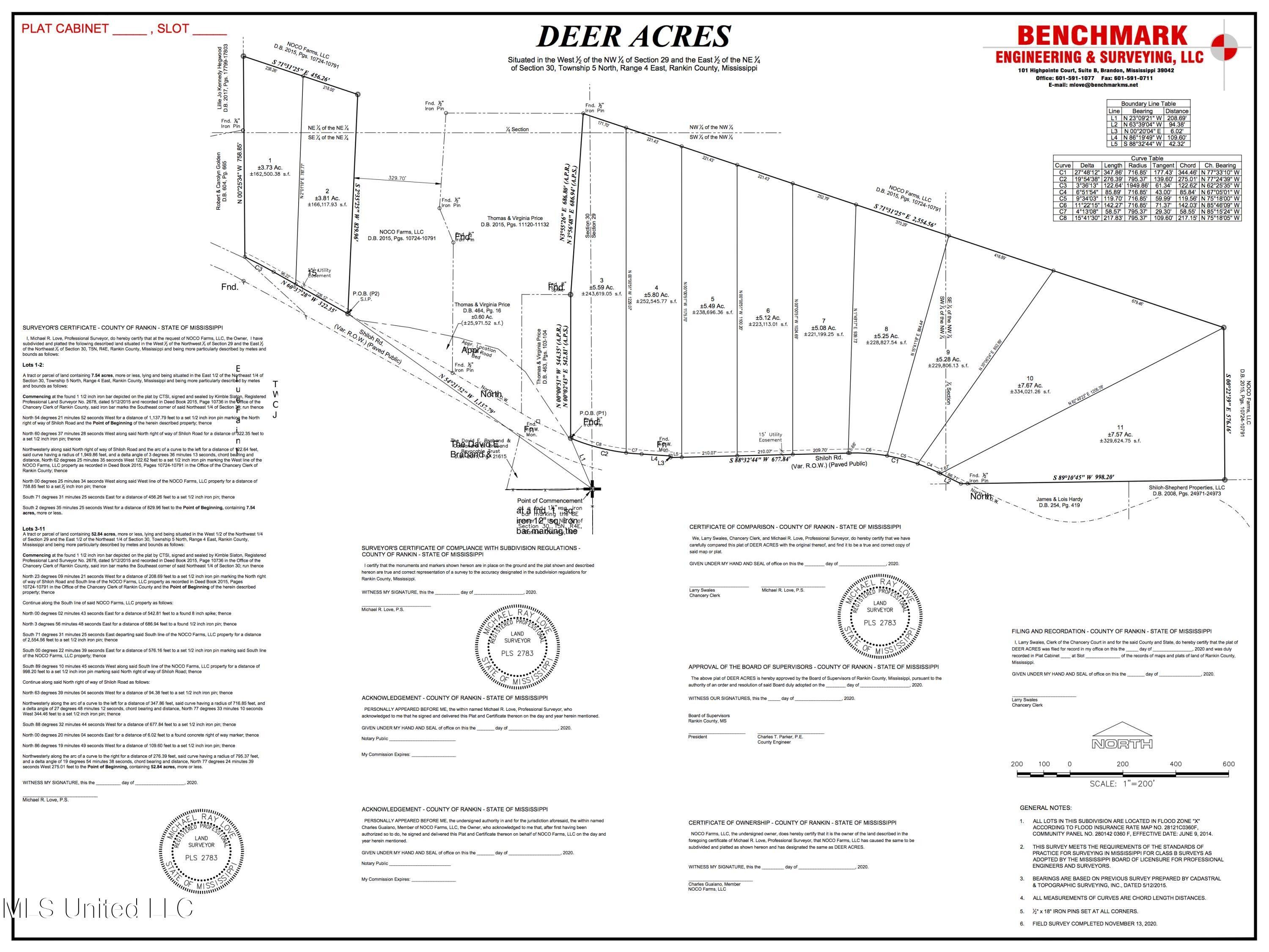 5.49 acres in Rankin County, Mississippi