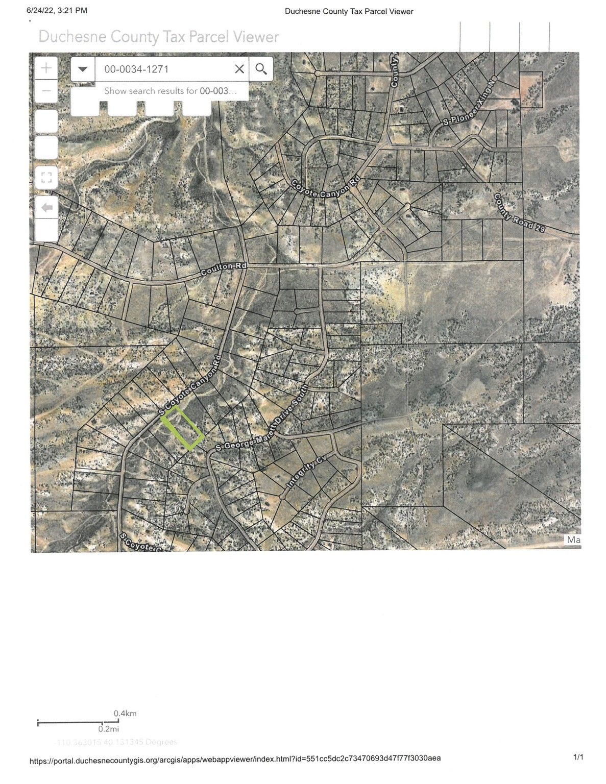 5 acres in Duchesne County, Utah