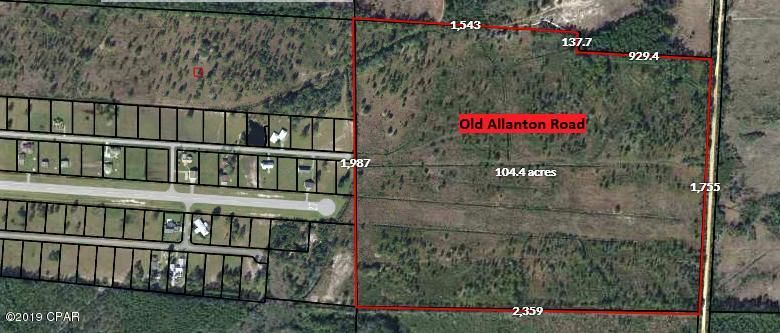 100 acres in Bay County, Florida