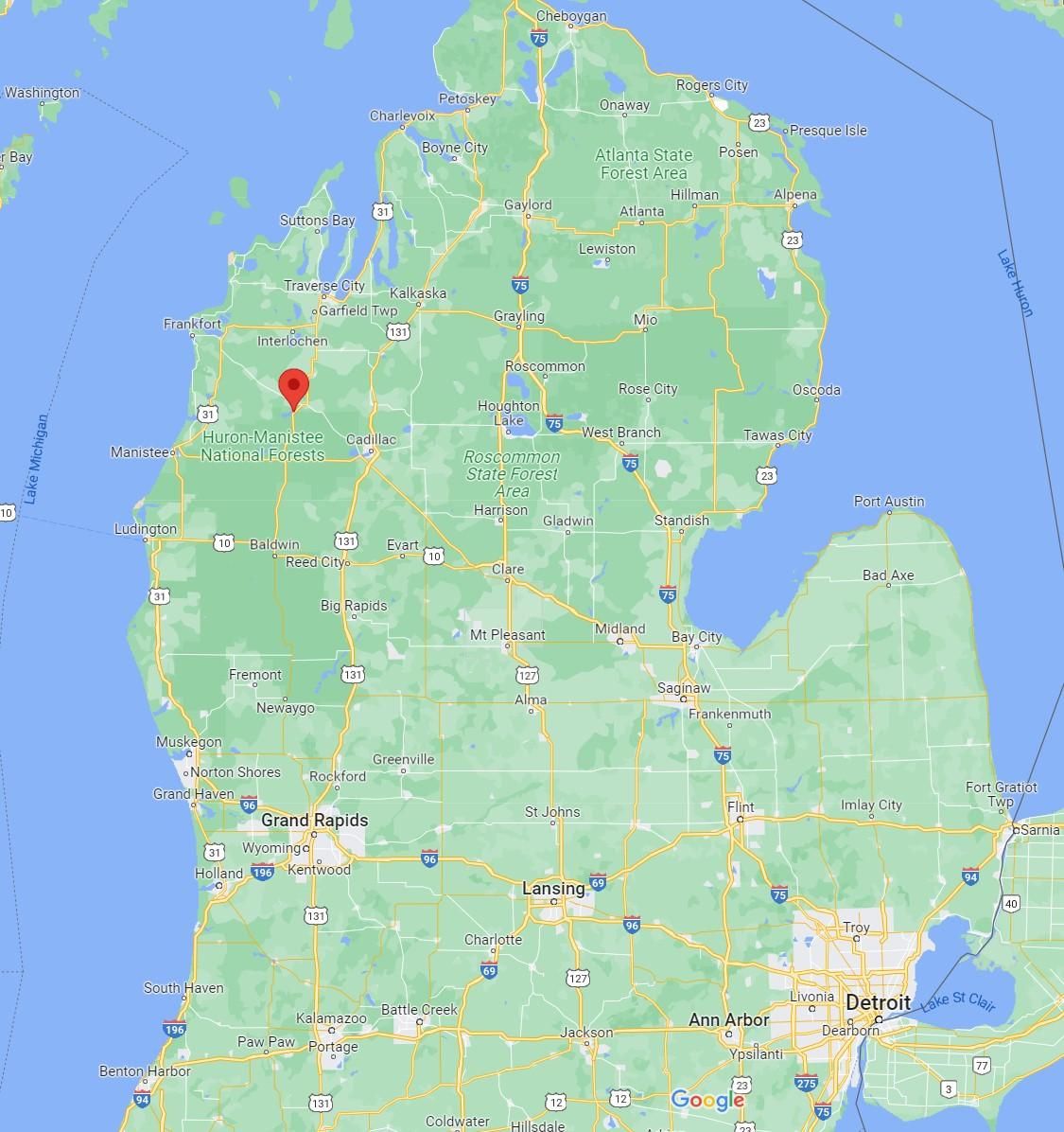 3.15 acres in Wexford County, Michigan