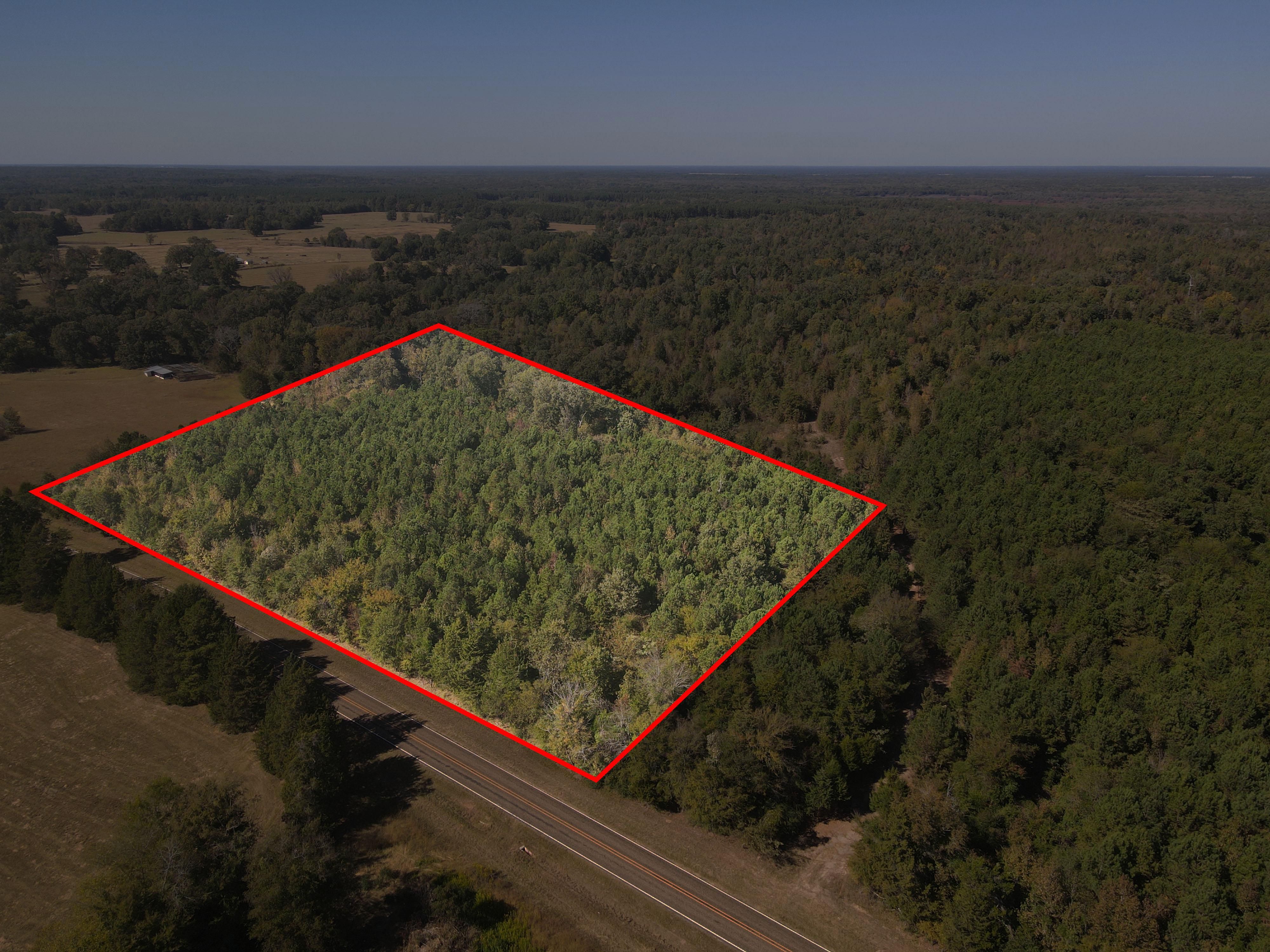 7 acres in Cass County, Texas