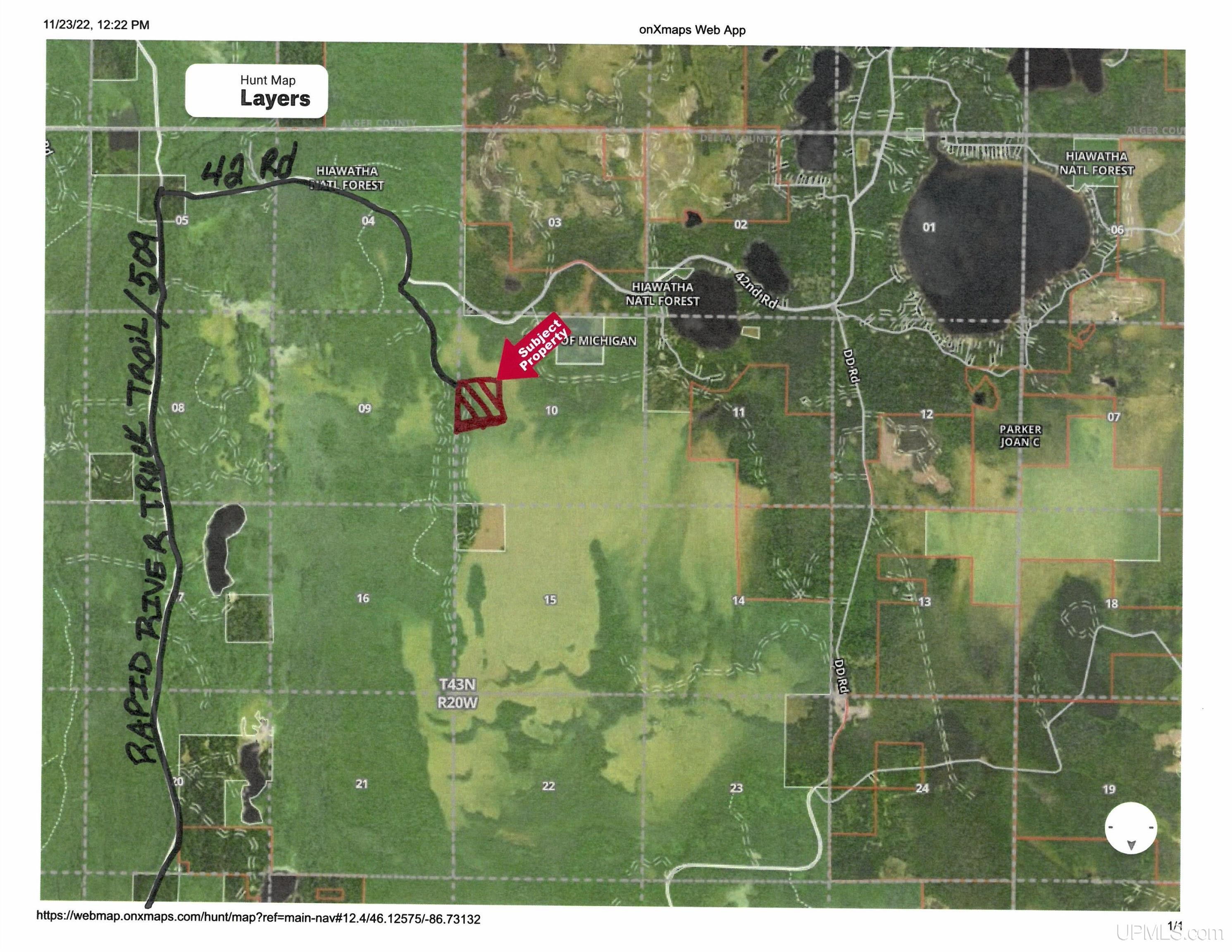 40 acres in Delta County, Michigan