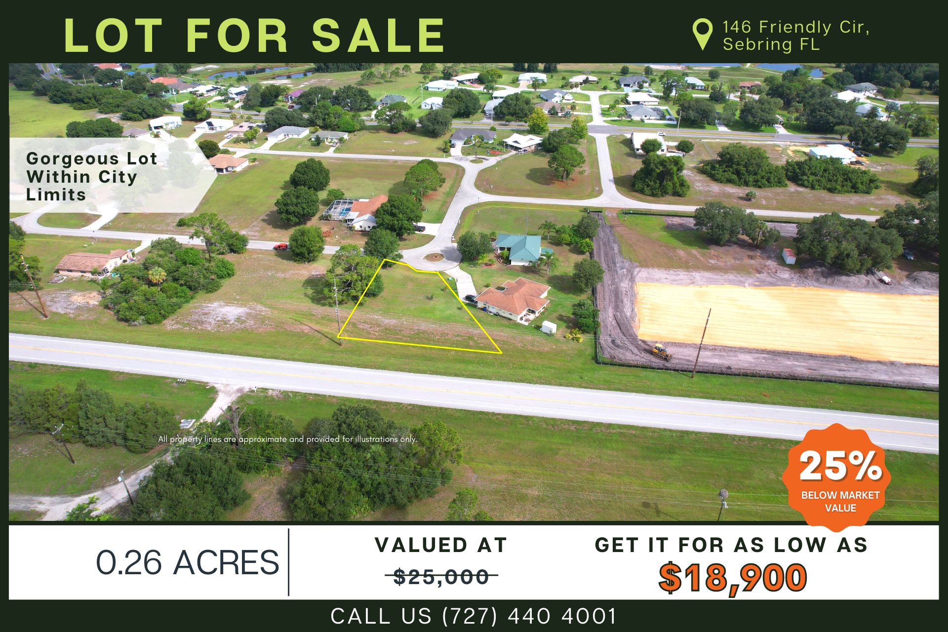 0.26 acres in Highlands County, Florida