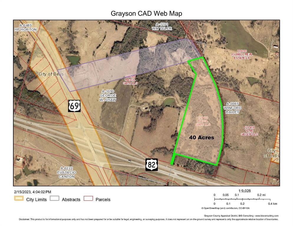 40 acres in Grayson County, Texas