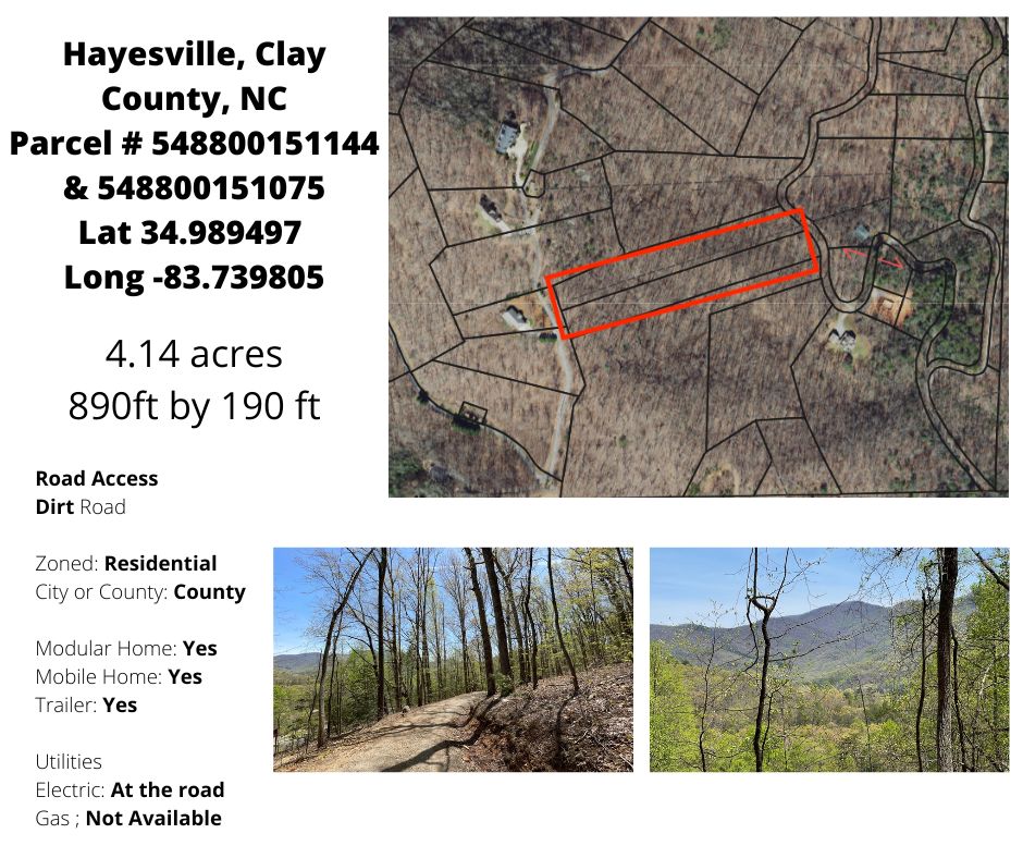 4.14 acres in Clay County, North Carolina