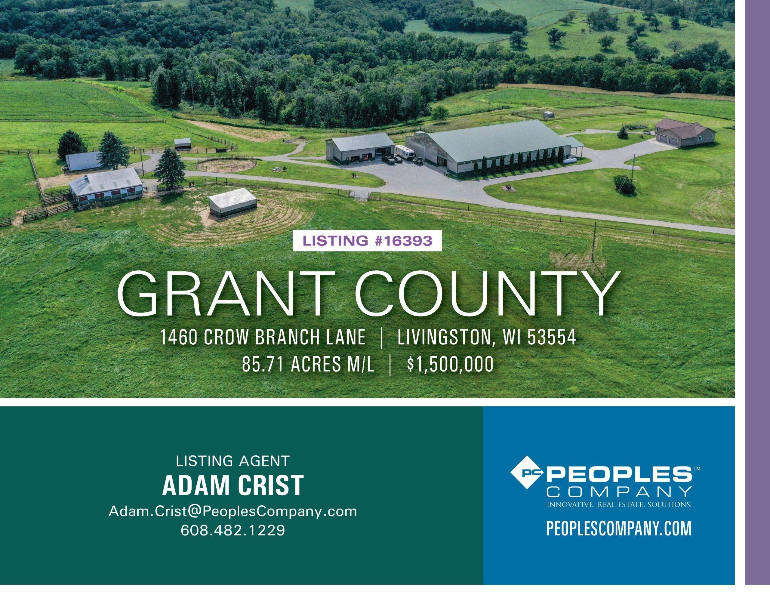 1460 Crow Branch Lane, Livingston, WI 53554 | Land.com