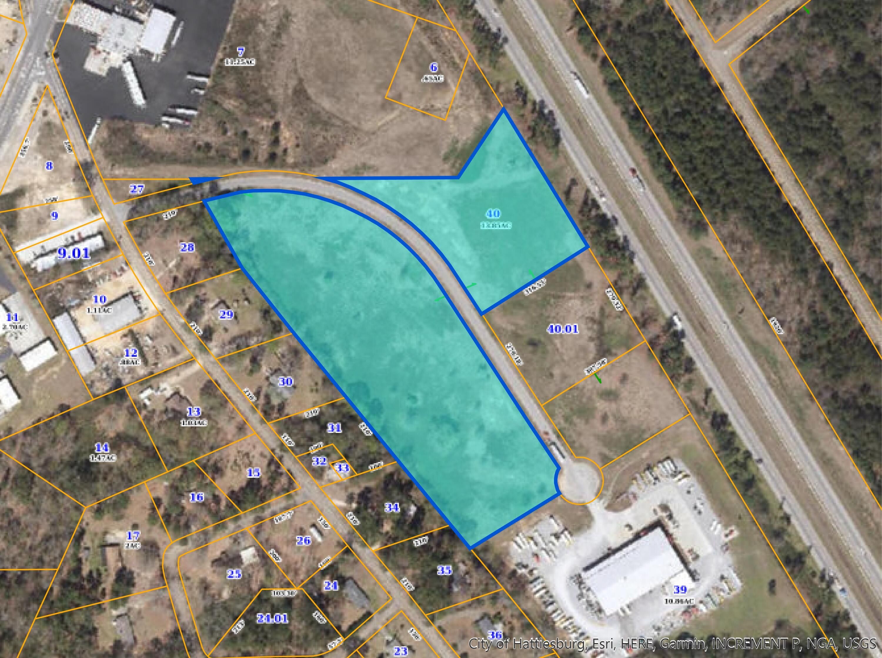 11 acres in Forrest County, Mississippi