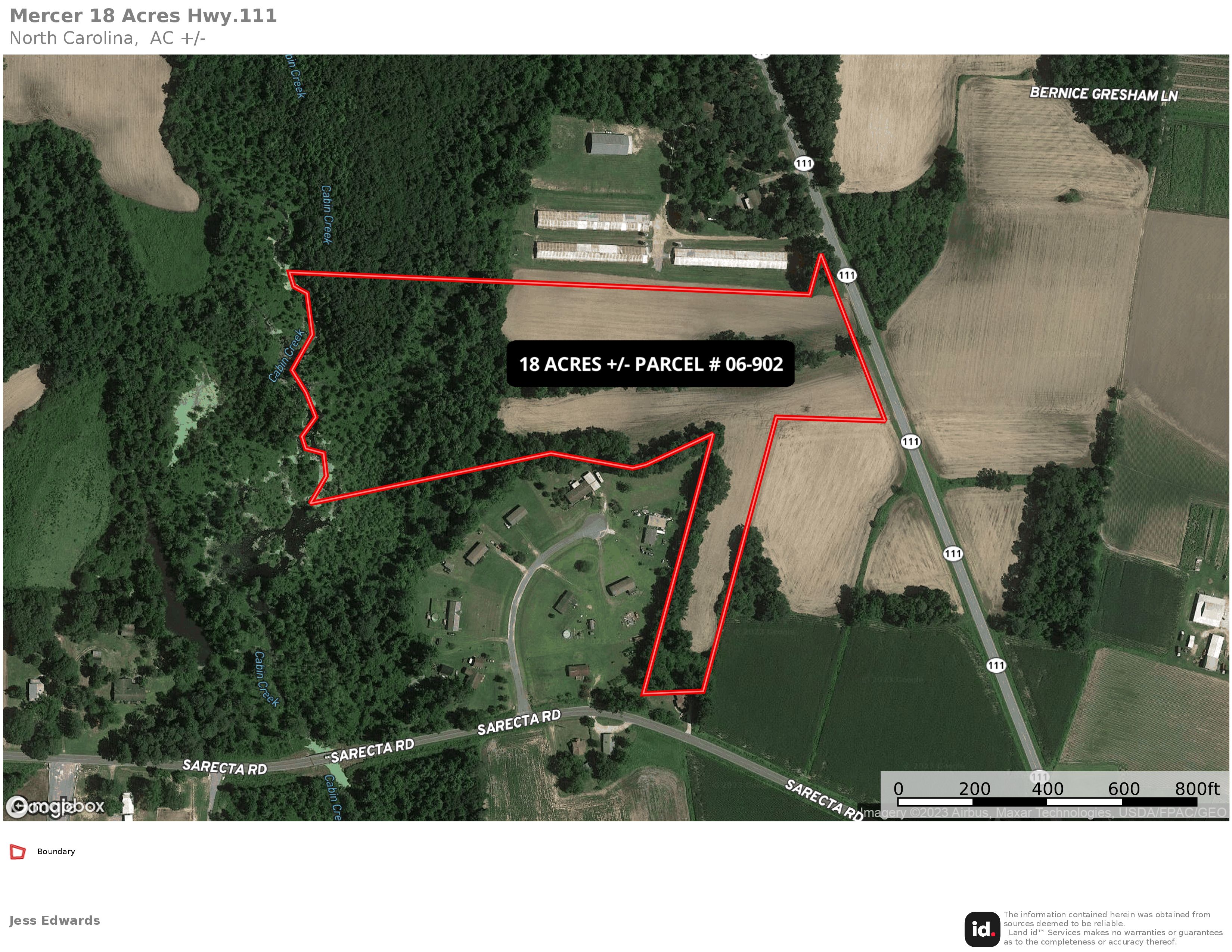 18 acres in Duplin County, North Carolina