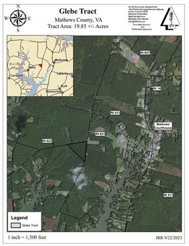 20 acres in Mathews County, Virginia