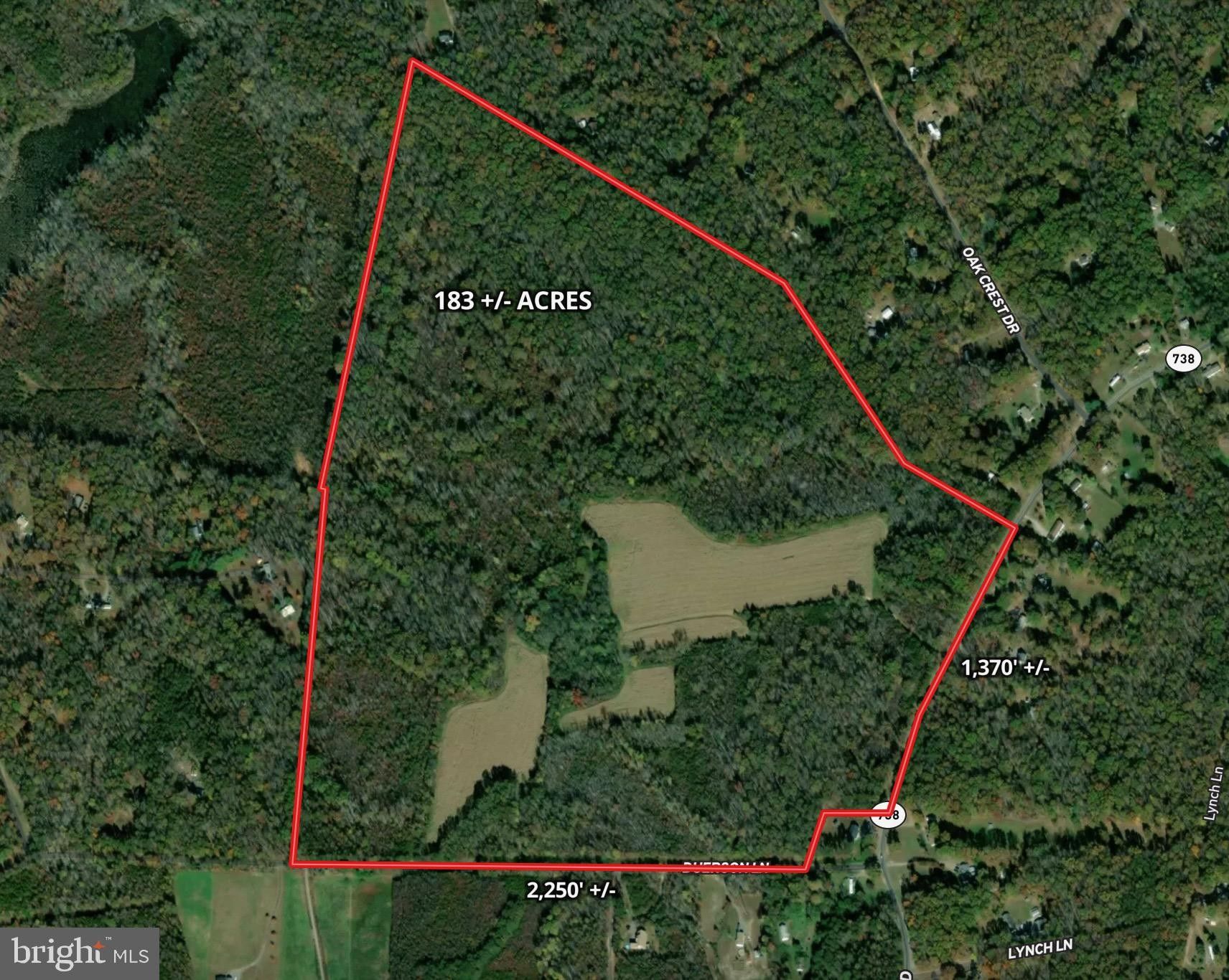183 acres in Spotsylvania County, Virginia