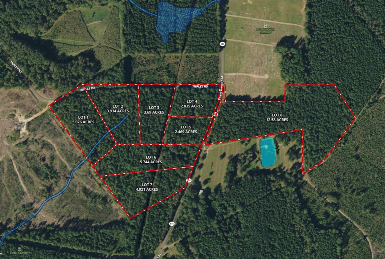 41 acres in Claiborne Parish, Louisiana