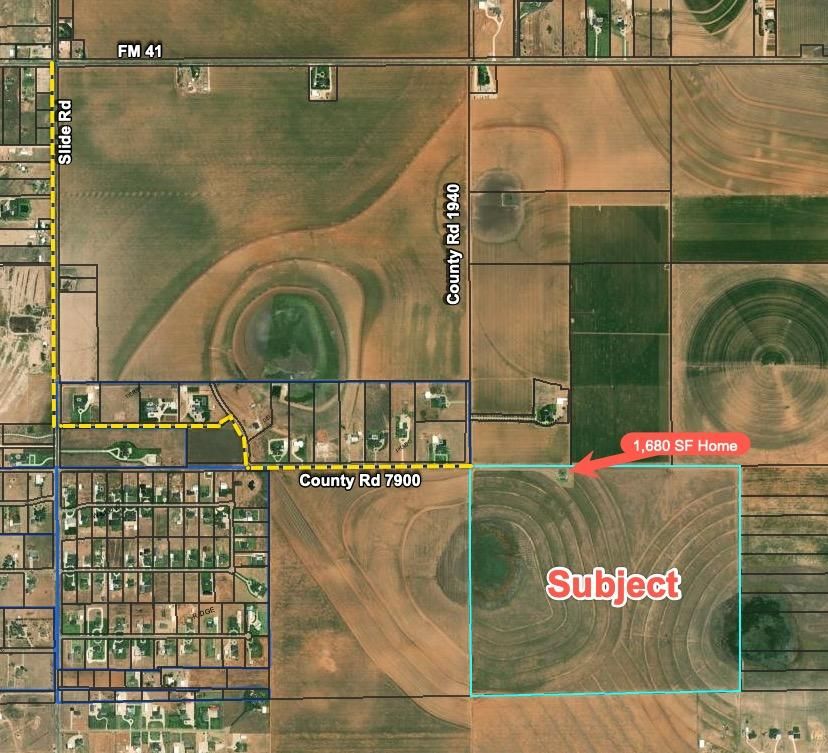 240 acres in Lubbock County, Texas