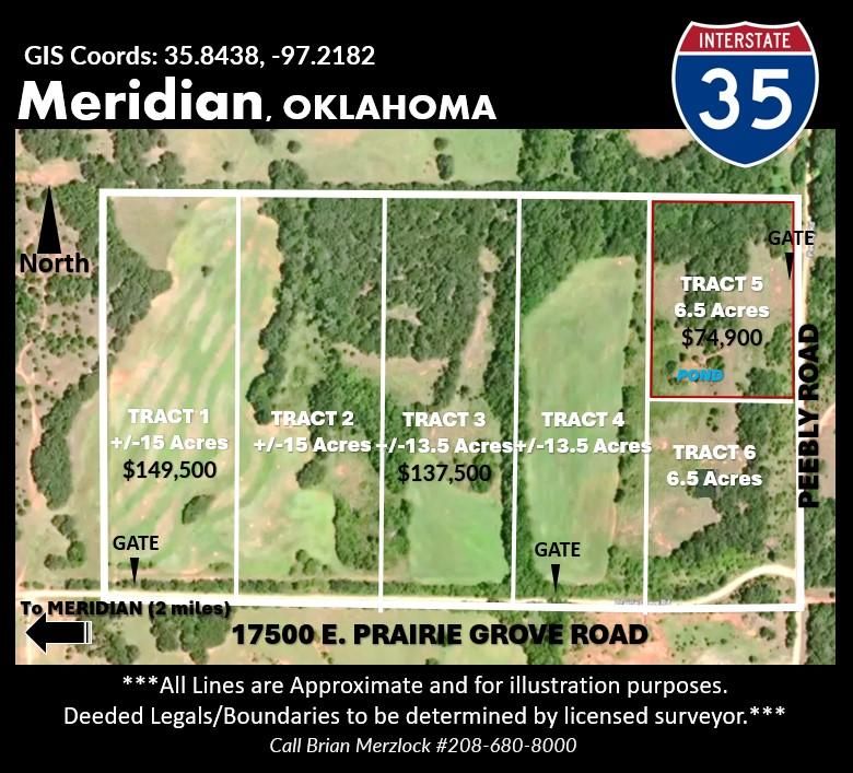 17505 East Prairie Grove Road, Meridian, OK 73058 | MLS: 1107539 | Land.com