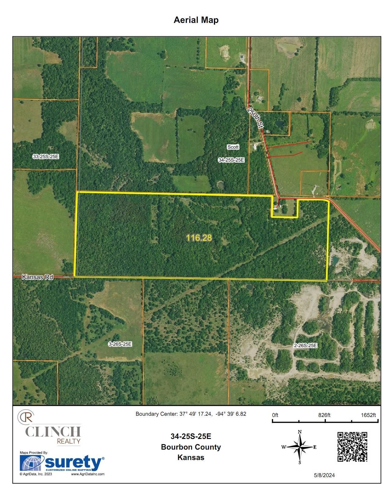 250th St, Fort Scott, KS 66701 | MLS: 2487548 | Land.com
