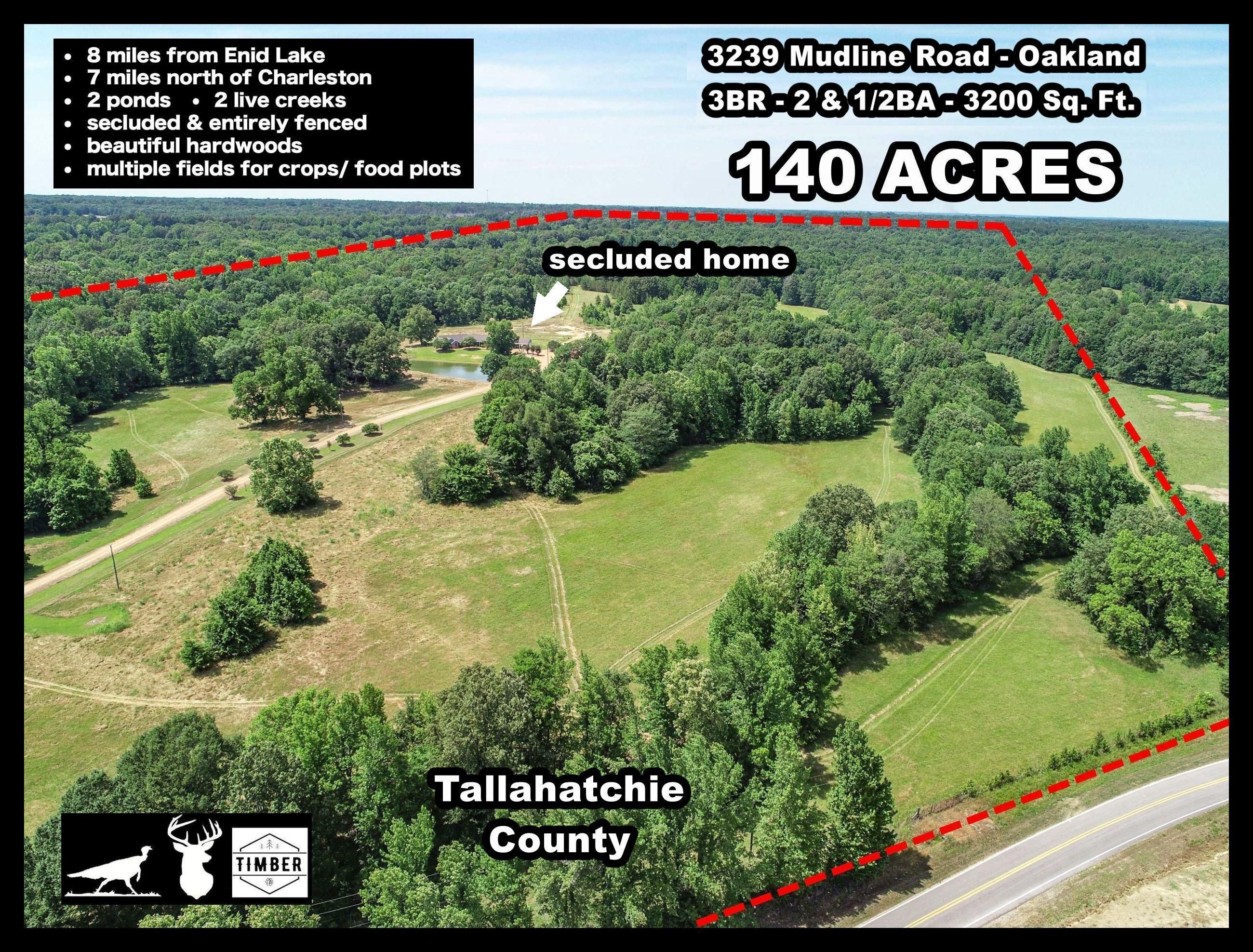 3239 Mudline Road, Oakland, MS 38948 | Land.com