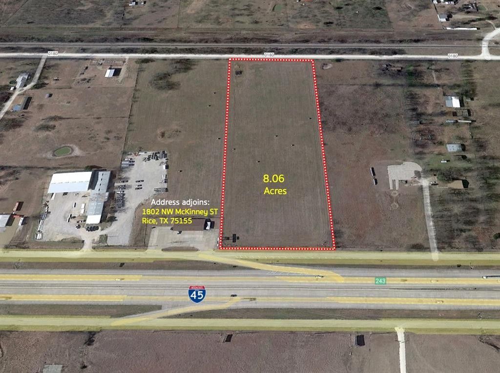 Tbd 8.06 Interstate 45 Highway, Rice, TX 75155 | MLS: 20646479 | Land.com