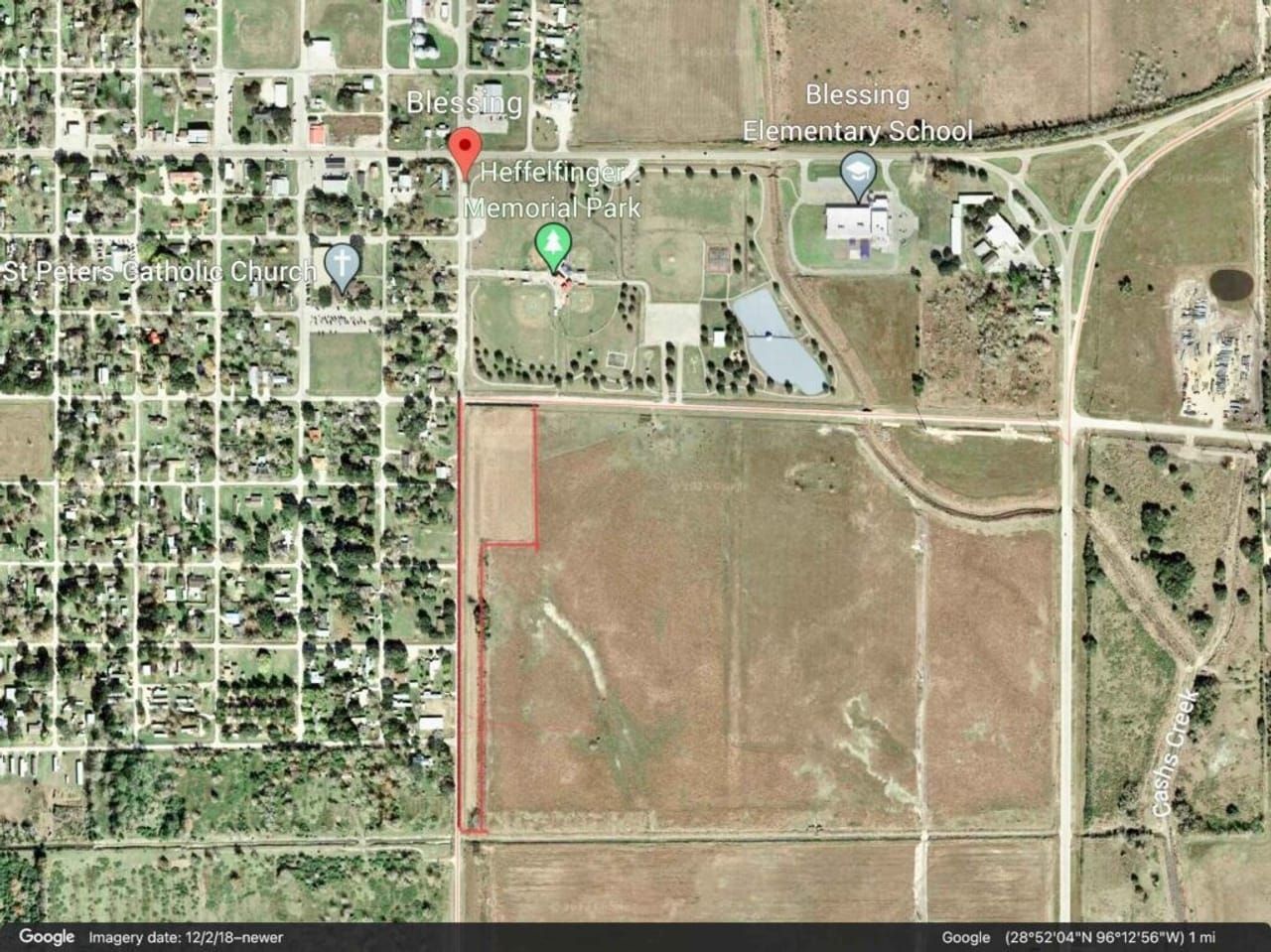 AVE C & 12 RAILROAD CORRIDOR, Blessing, TX 77419 | Land.com