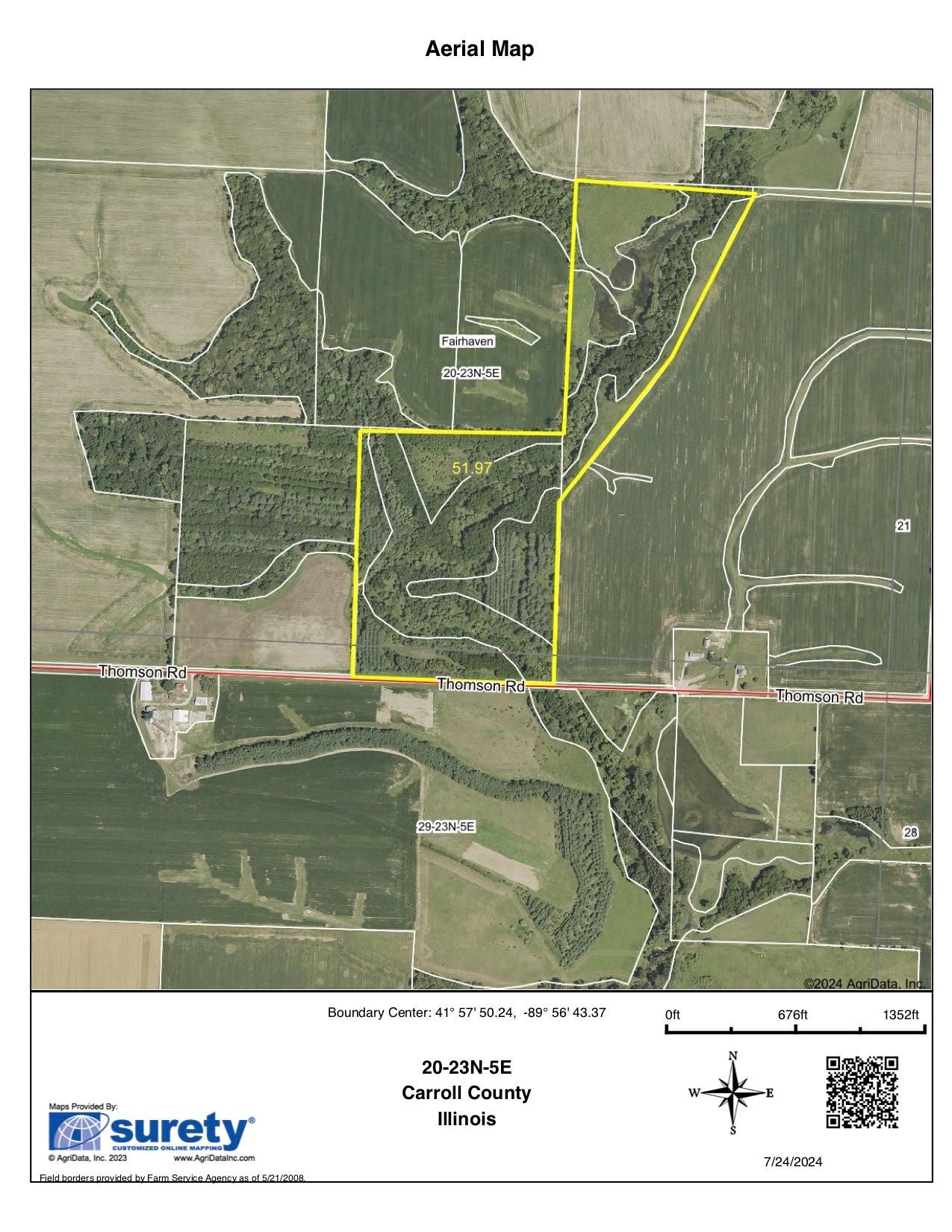 Thomson Road, Chadwick, IL 61014 | Land.com