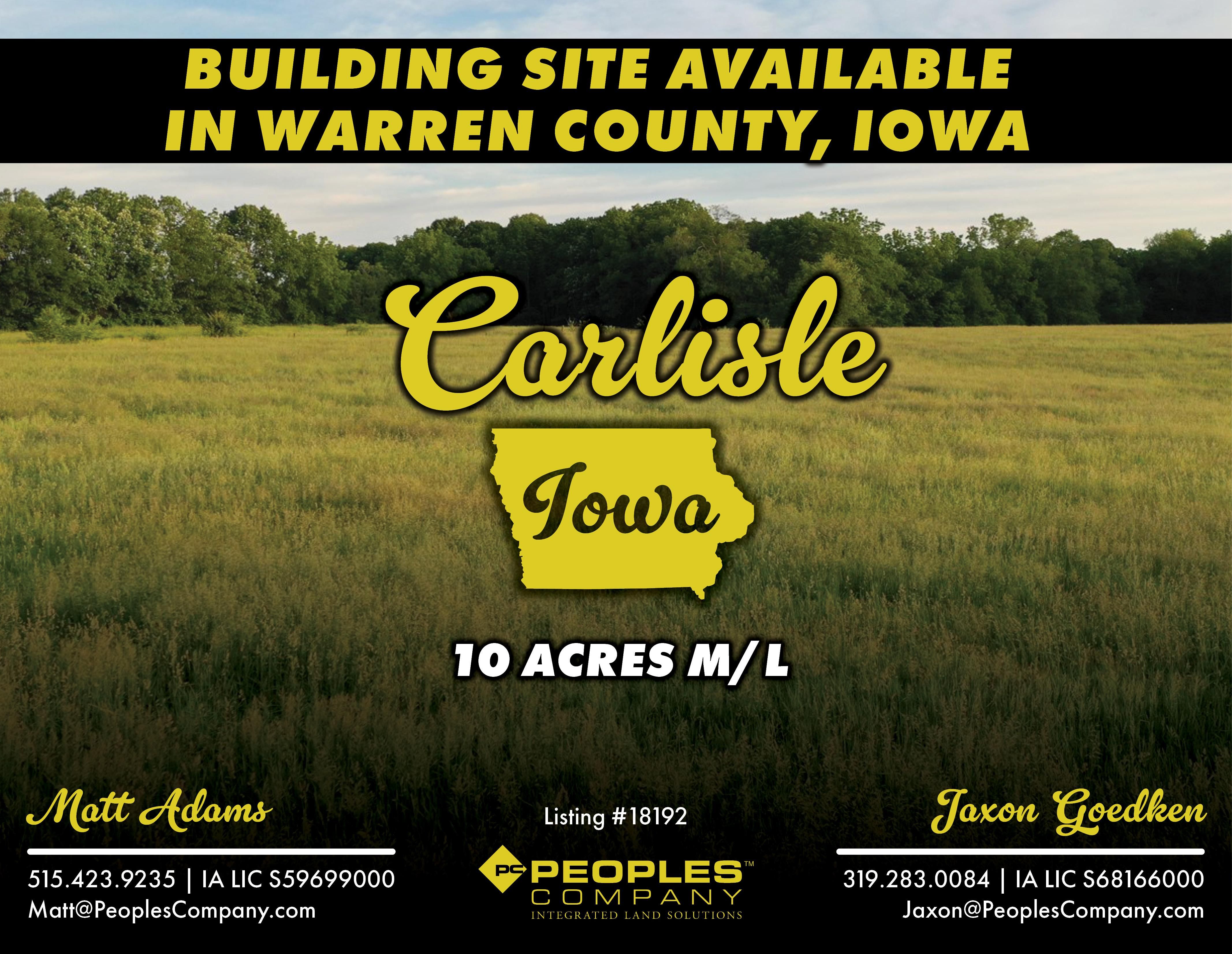Dubuque Street, Carlisle, IA 50047 | Land.com