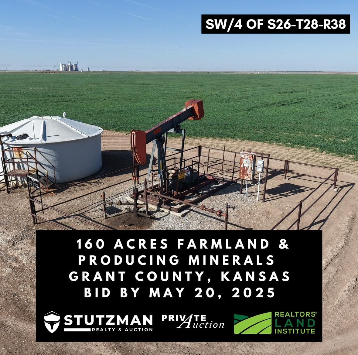 160 acres in Ulysses, KS, 67880 | MLS: GRANT COUNTY, KS ~ 160 ACRE FARM ...