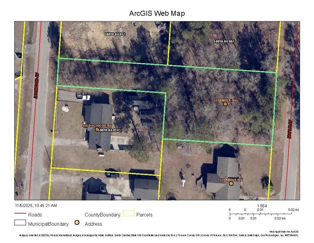 551 Maple Ave., Johnsonville, SC 29555 | MLS: 2526756 | Land.com