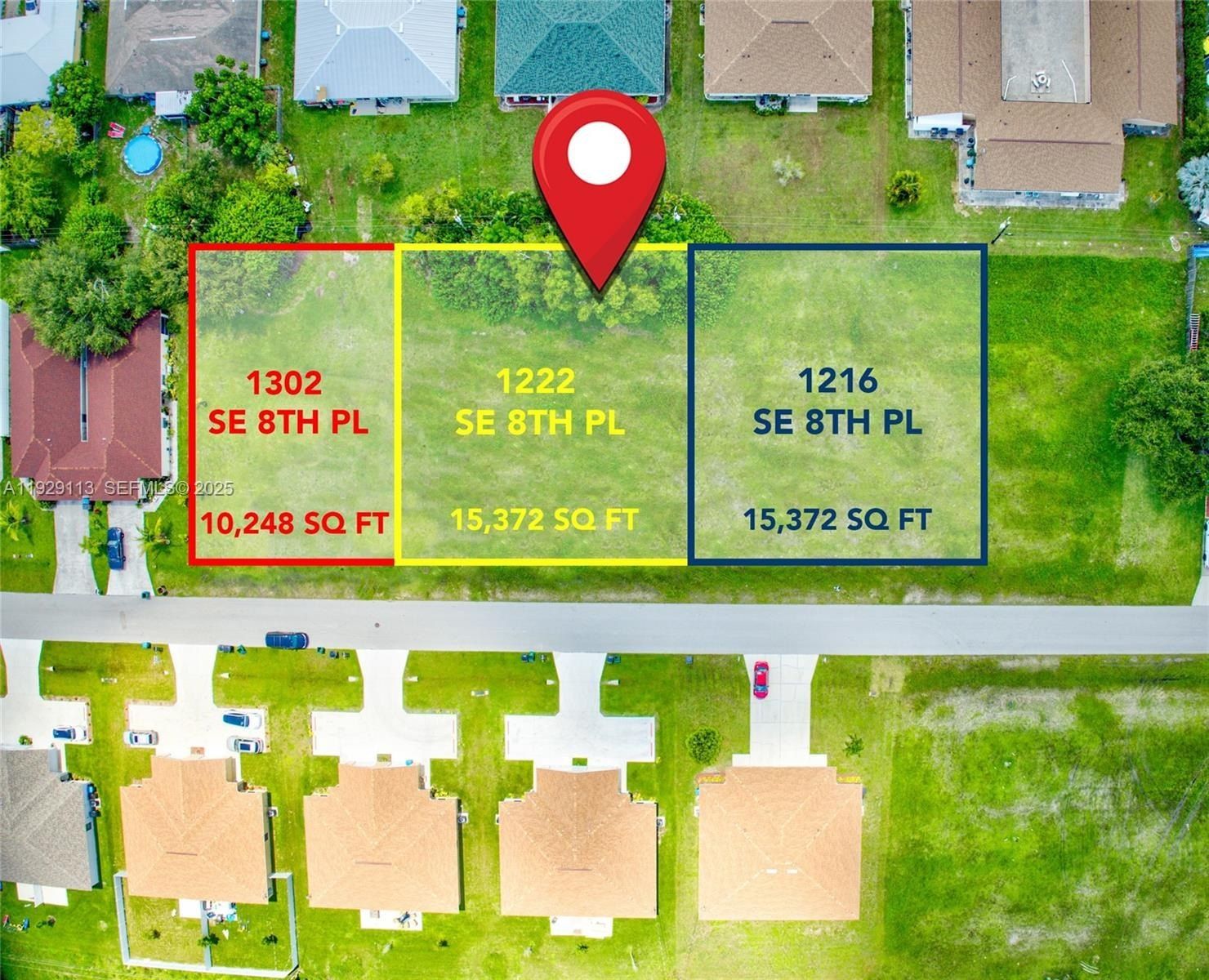 1302,1216,1222 SE 8th Pl, Cape Coral, FL 33990 | MLS: A11929113 | Land.com