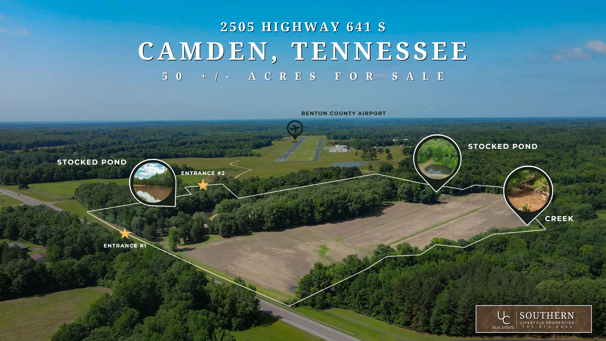 Land for Sale in Benton County, Tennessee - 162 Properties - Land.com
