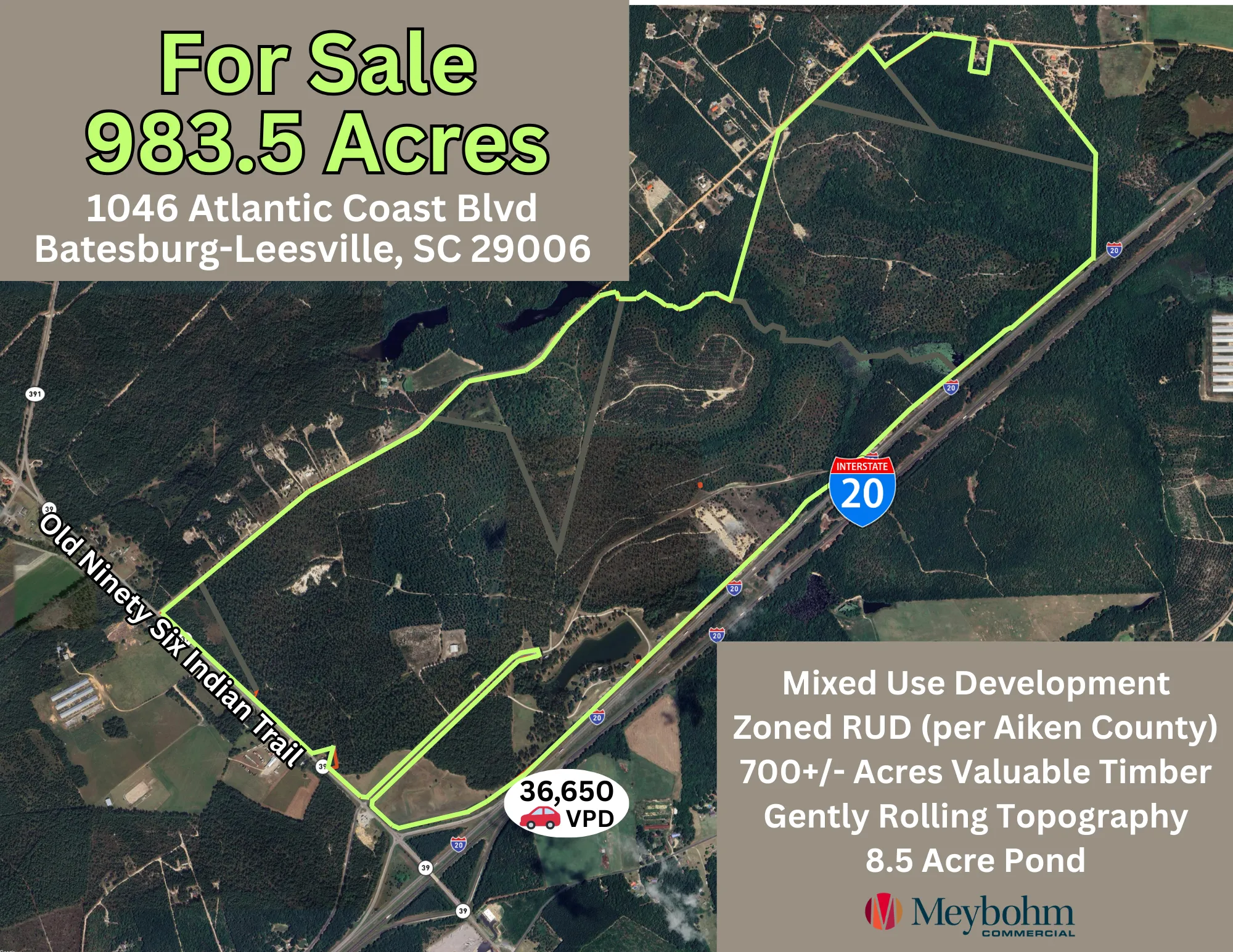 Land for Sale in South Carolina between 500 and 1000 Acres - 33 ...