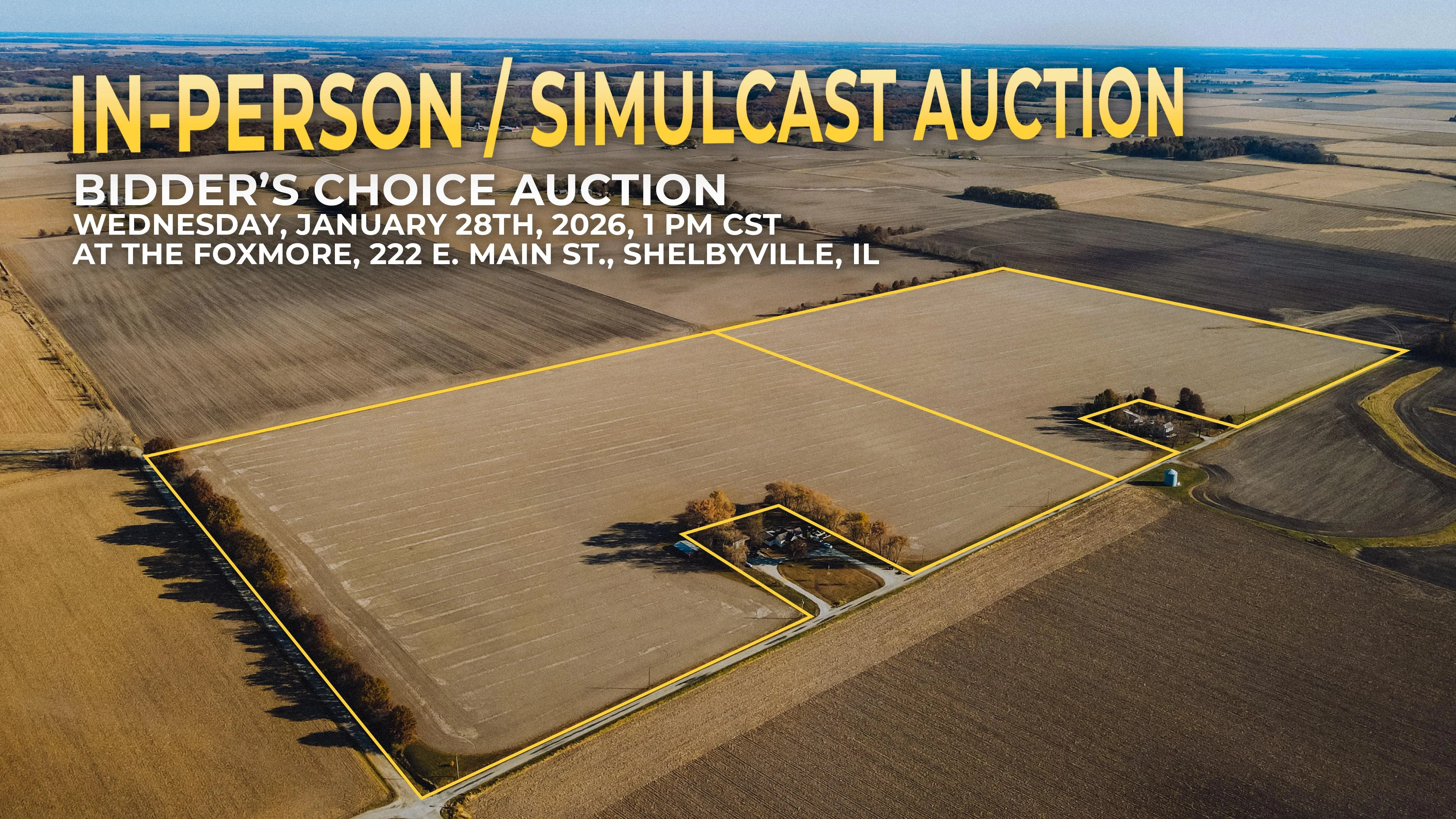 Land for Auction in Illinois - 31 Properties - Land.com