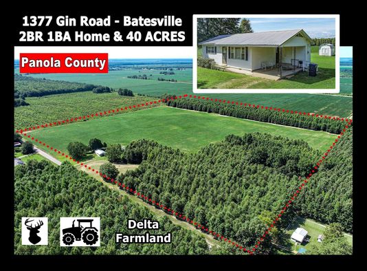 40 acres in Panola County, Mississippi